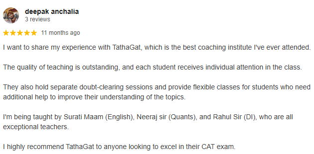 TathaGat - CAT Exam Preparation